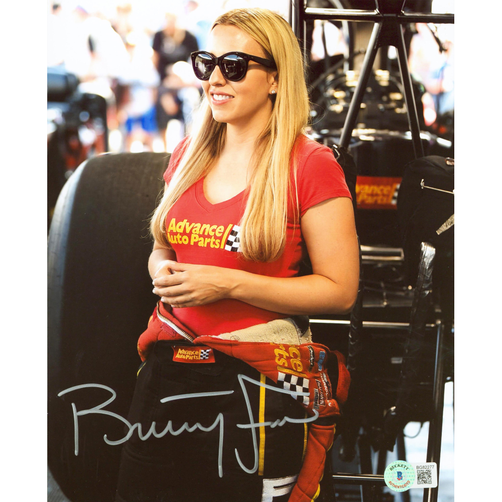 Brittany Force Signed NASCAR 8x10 Photo (Beckett) | Pristine Auction
