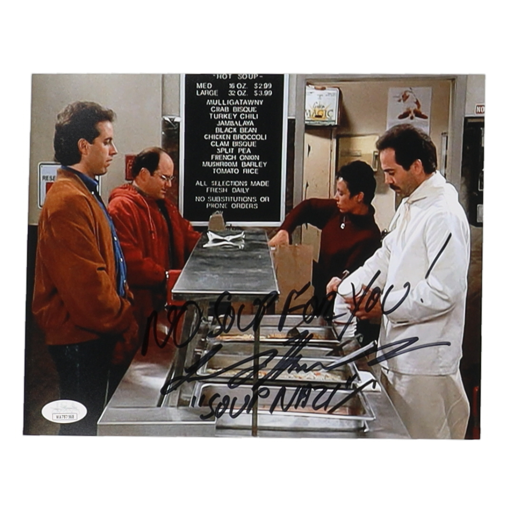 Larry Thomas Signed "Seinfeld" 8x10 Photo Inscribed "No Soup for You ...