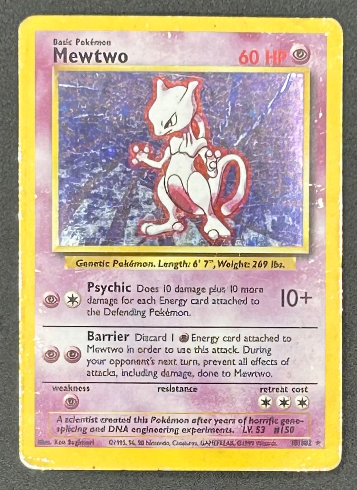 Mewtwo 1999 Pokemon Base Unlimited #10 Holo | Pristine Auction