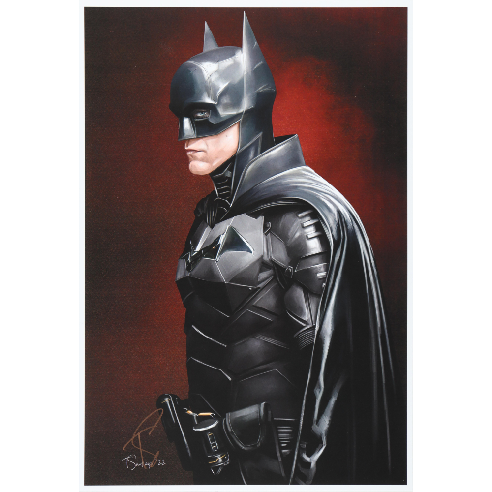 The Batman - DC Comics 13x19 Signed Lithograph by Tony Santiago (PA ...