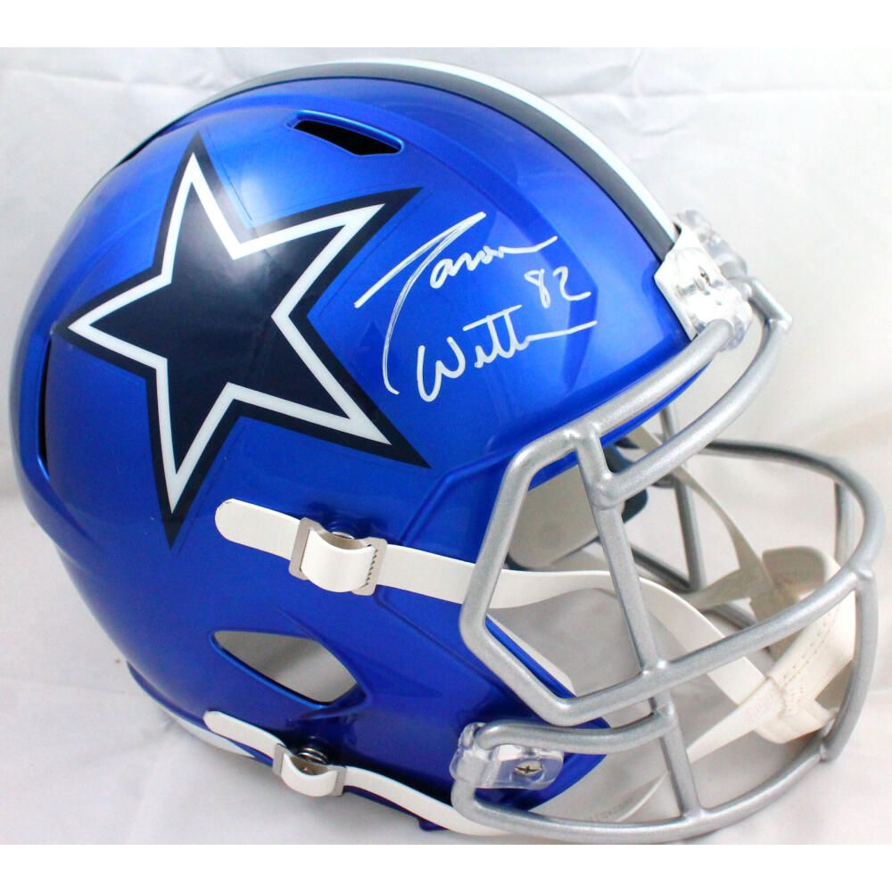 Jason Witten Signed Cowboys Full-Size Flash Alternate Speed Helmet ...