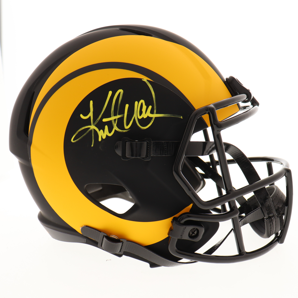 Kurt Warner Signed Rams Full-Size Eclipse Alternate Speed Helmet ...