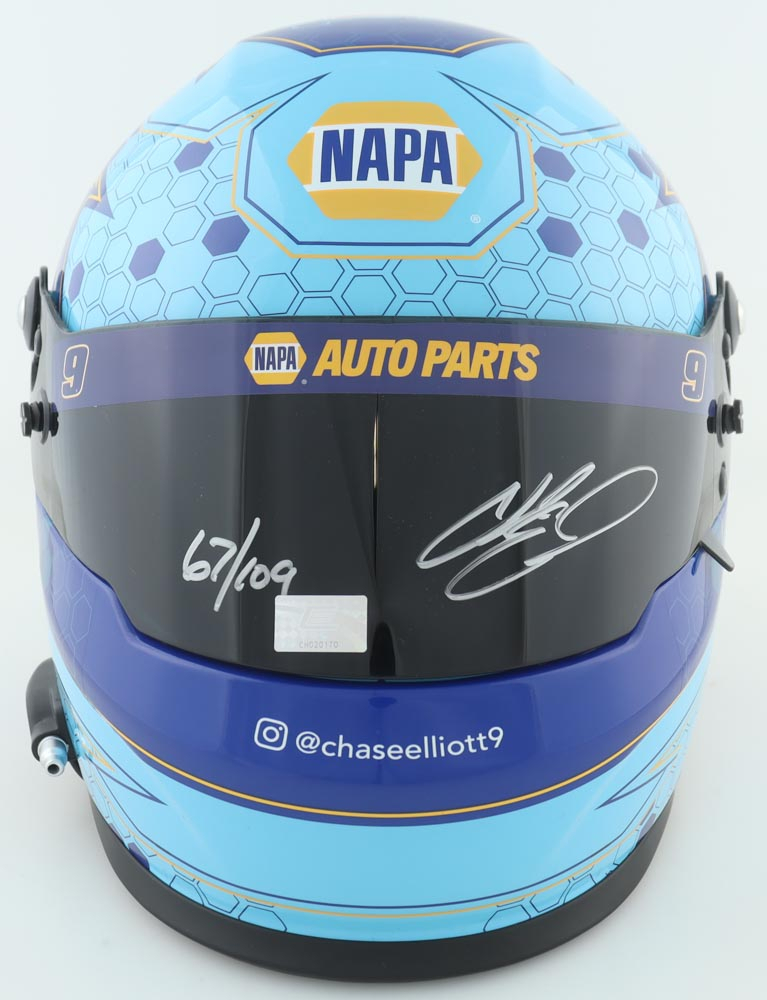 Chase Elliott Signed LE NASCAR 2022 NAPA Auto Parts Full-Size Helmet ...
