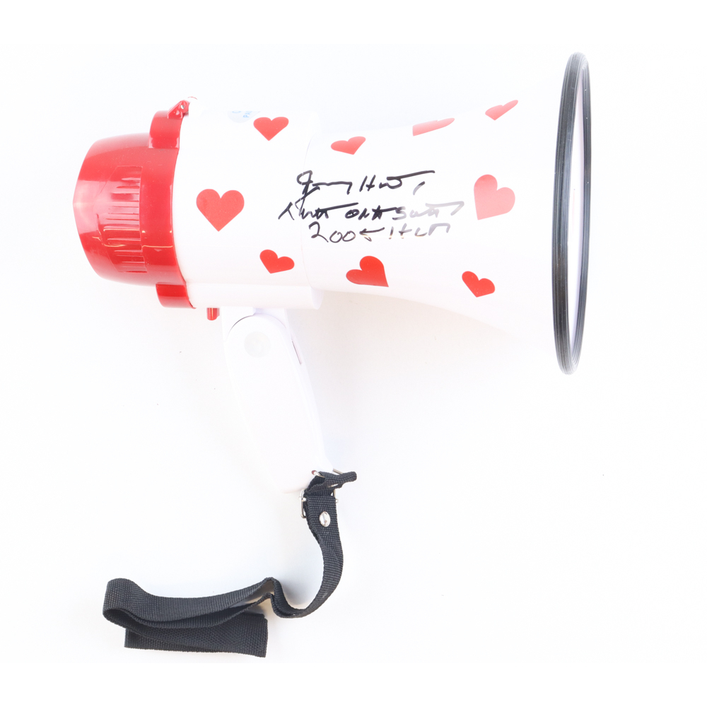 Jimmy Hart Signed Megaphone Inscribed "Mouth of the South" & "2005 HOF ...