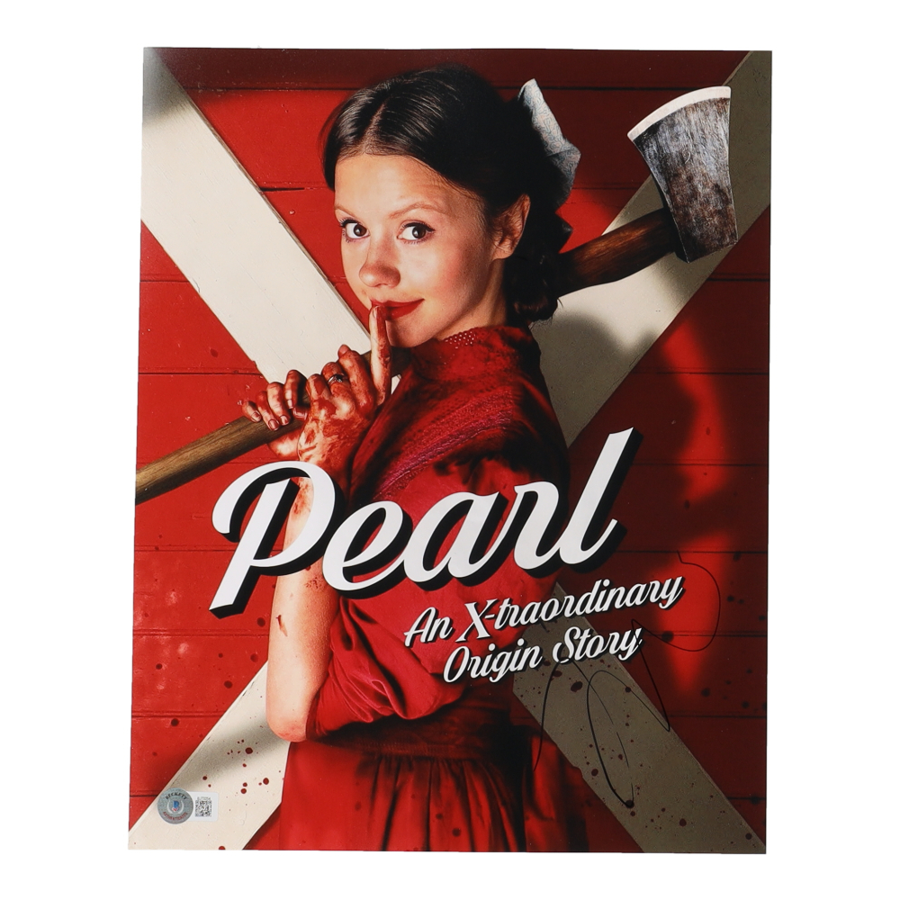 Mia Goth Signed 11x14 Photo (Beckett) | Pristine Auction