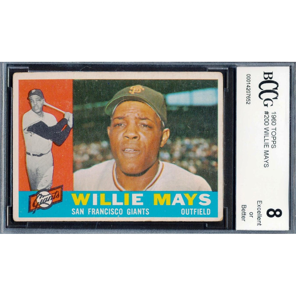 Willie Mays 1960 Topps #200 (BCCG 8) | Pristine Auction