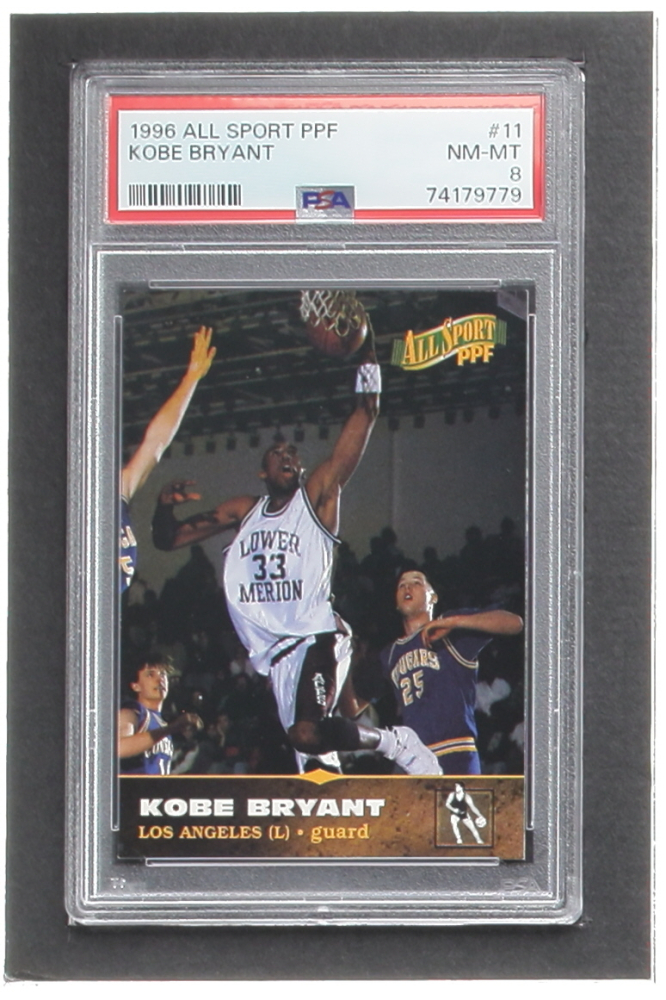 Kobe Bryant 1996-97 Score Board All Sport PPF #11 RC (PSA 8) | Pristine ...
