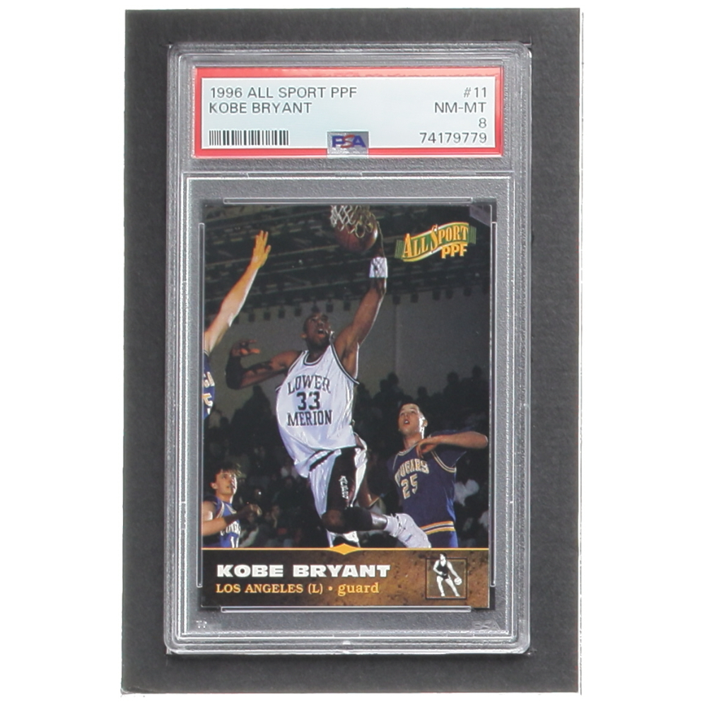 Kobe Bryant 1996-97 Score Board All Sport PPF #11 RC (PSA 8) | Pristine ...