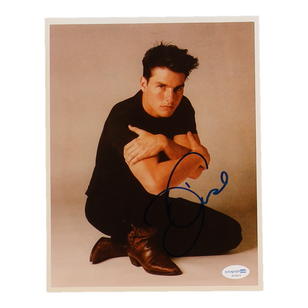 Tom Cruise Signed 8x10 Photo (ACOA) | Pristine Auction