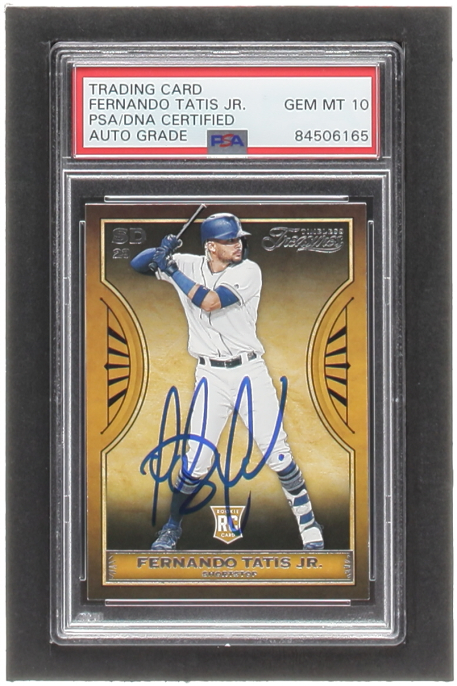 Fernando Tatis Jr. Signed 2019 Timeless Treasures #3 RC (PSA | Auto 10 ...