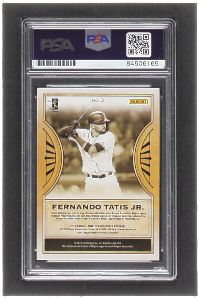 Fernando Tatis Jr. Signed 2019 Timeless Treasures #3 RC (PSA | Auto 10 ...