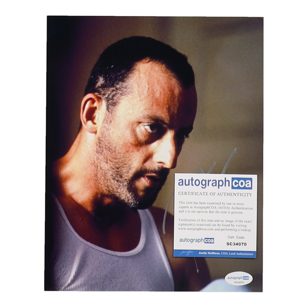Jean Reno Signed "Leon: The Professional" 8x10 Photo (ACOA) | Pristine ...