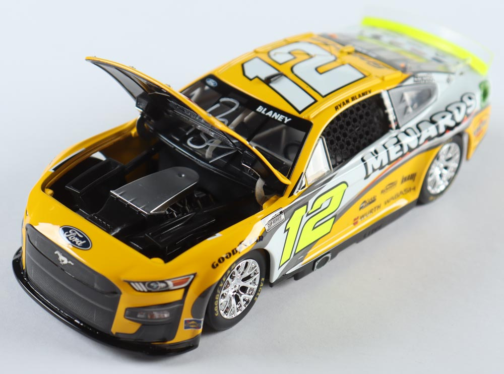 Ryan Blaney Signed NASCAR #12 Penzoil Menards 2022 Mustang - 1:24 ...