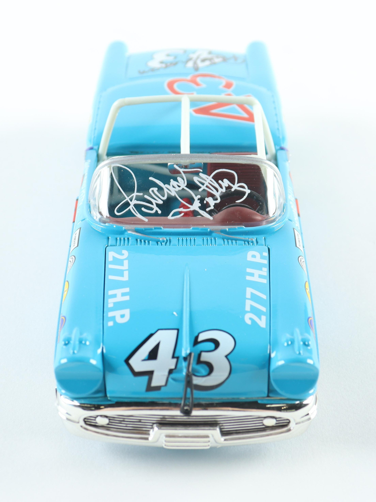 Richard Petty & Dale Inman Signed NASCAR 1957 Oldsmobile Convertible 1: ...