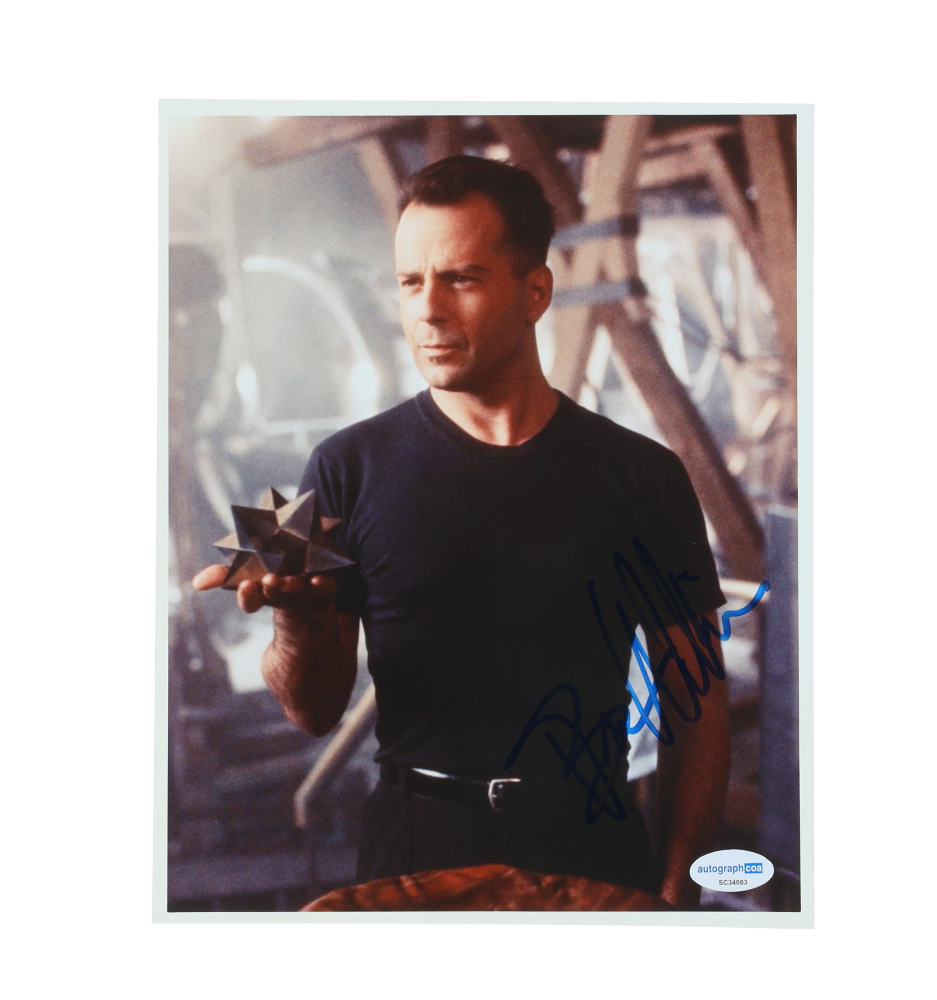 Bruce Willis Signed "Hudson Hawk" 8x10 Photo (ACOA) | Pristine Auction