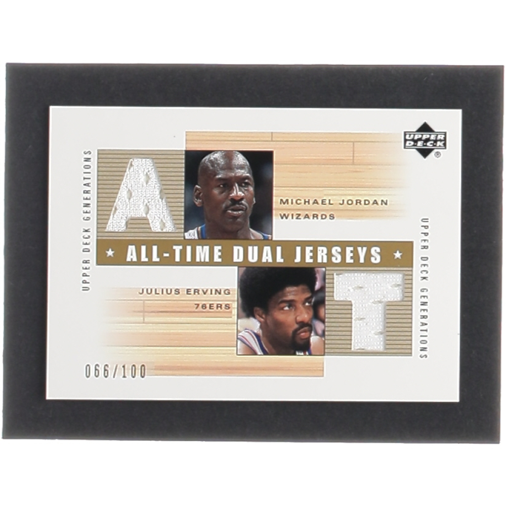 Michael Jordan / Julius Erving 2002-03 Upper Deck Generations All-Time ...