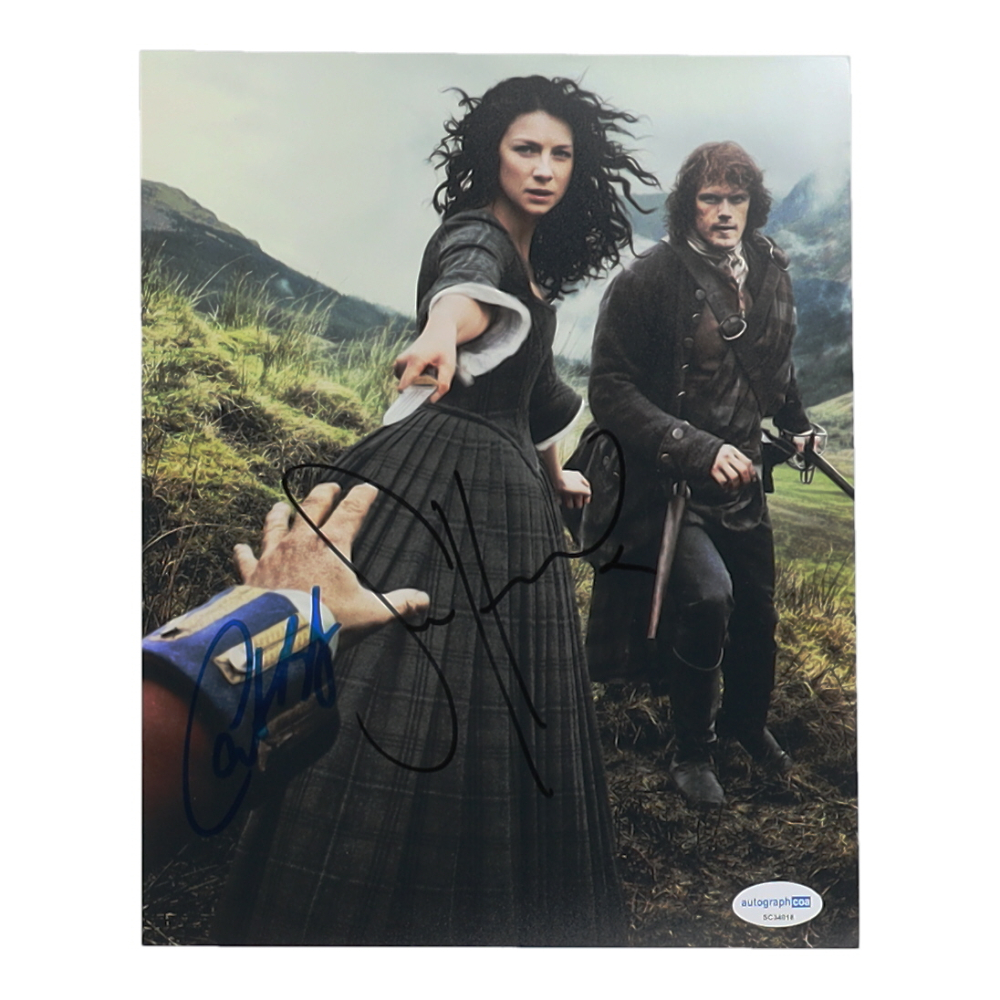 Sam Heughan & Caitriona Balfe Signed "Outlander" 8x10 Photo (ACOA ...