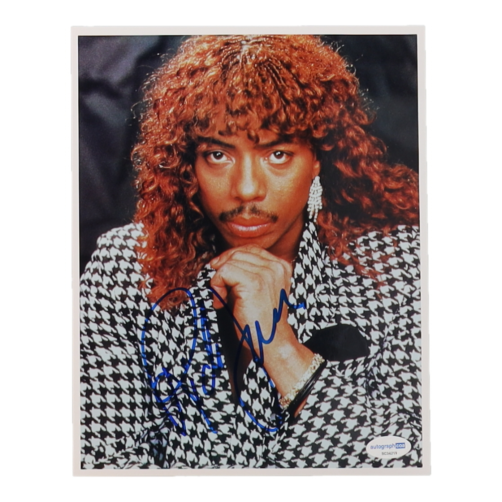 Rick James Signed 8x10 Photo (ACOA) | Pristine Auction