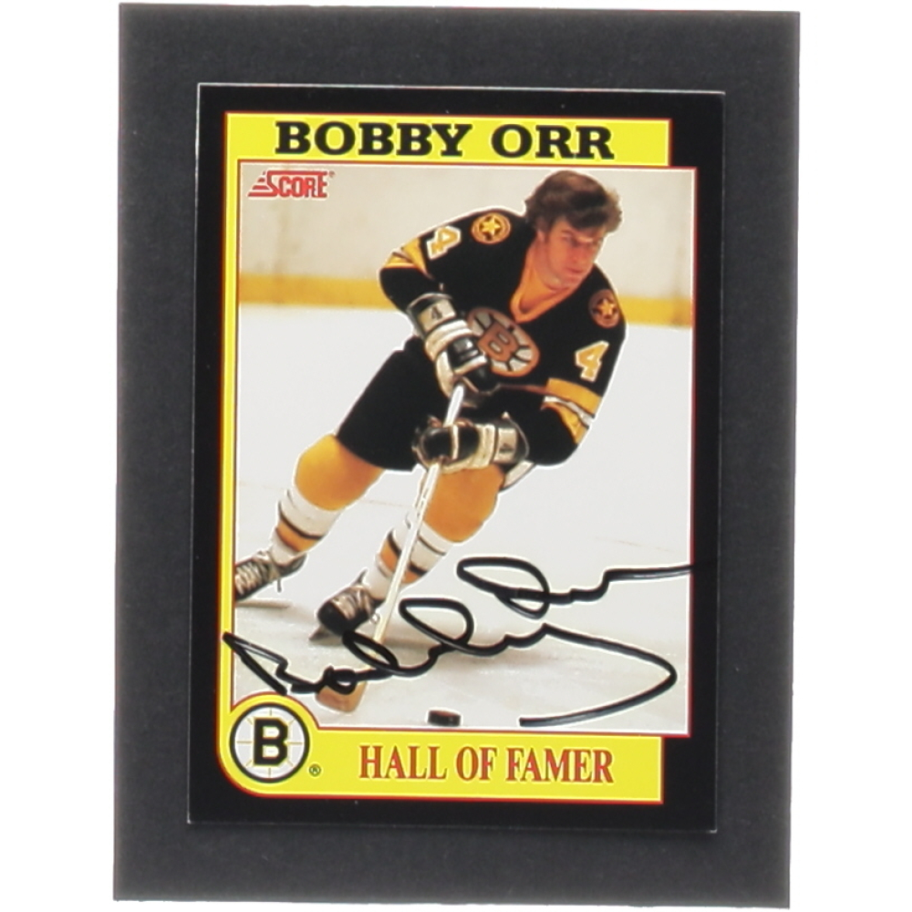 Bobby Orr Signed 1991-92 Score Bobby Orr #3 / Hall of Famer (Beckett ...