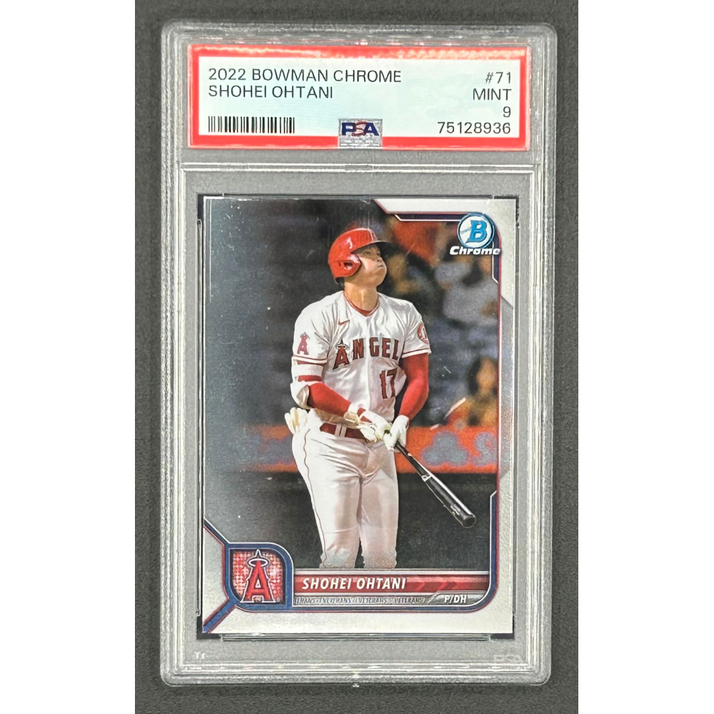 Shohei Ohtani 2022 Bowman Chrome #71 (PSA 9) | Pristine Auction