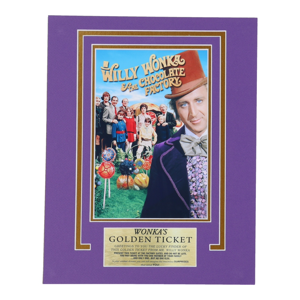 "Willy Wonka & the Chocolate Factory" Custom Matted 11x14 Photo Display ...