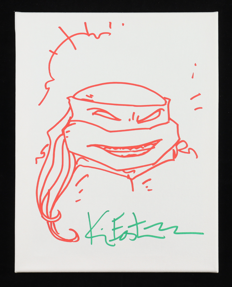 Kevin Eastman Signed "Teenage Mutant Ninja Turtles" 11x14 Canvas with ...
