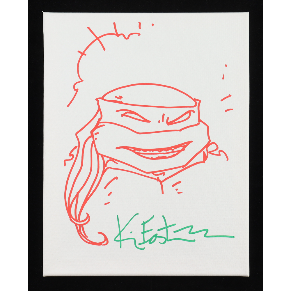 Kevin Eastman Signed "Teenage Mutant Ninja Turtles" 11x14 Canvas with ...