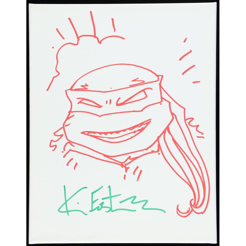 Kevin Eastman Signed "Teenage Mutant Ninja Turtles" 11x14 Canvas with ...