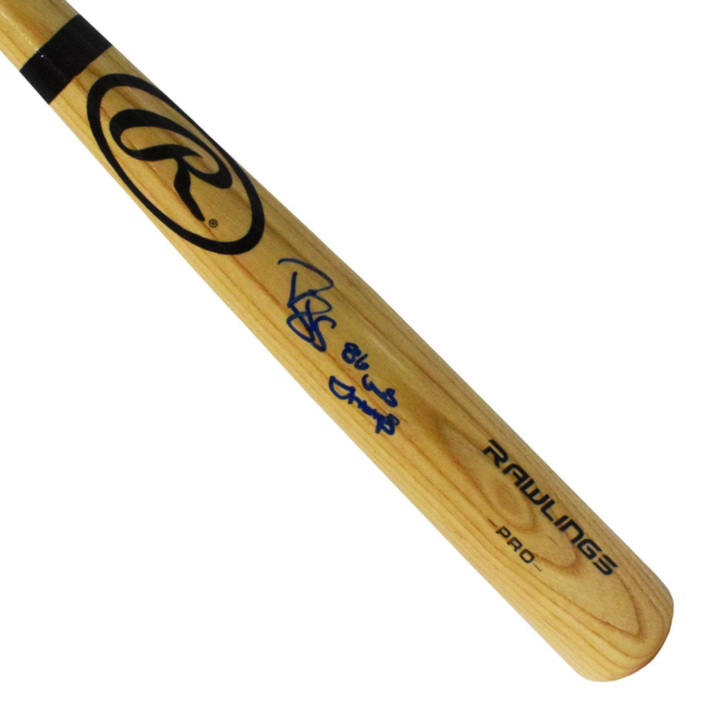 Darryl Strawberry Signed Rawlings Pro Baseball Bat Inscribed "86 WSC ...