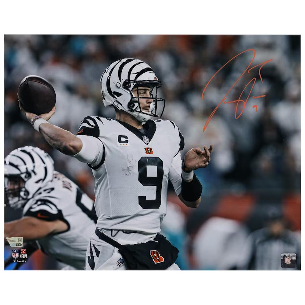 Joe Burrow Signed 16x20 Photo (Fanatics) | Pristine Auction