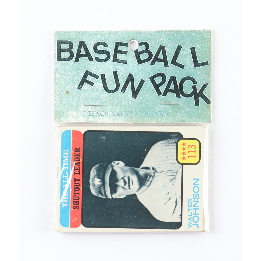 1973 Topps Baseball Card Fun Pack With (10) Cards | Pristine Auction