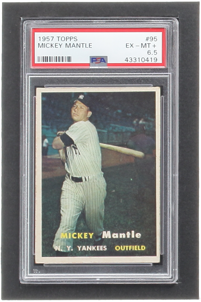 Mickey Mantle 1957 Topps #95 (PSA 6.5) | Pristine Auction