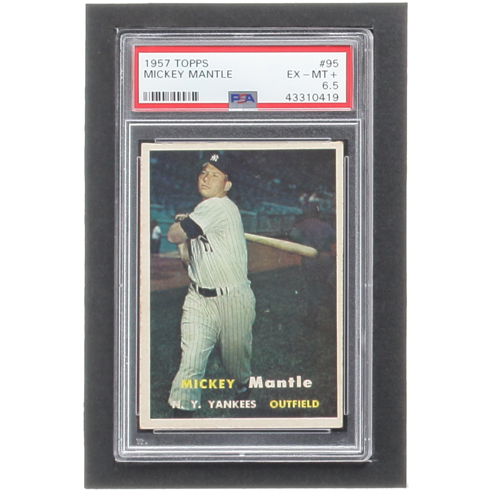 Mickey Mantle 1957 Topps #95 (PSA 6.5) | Pristine Auction