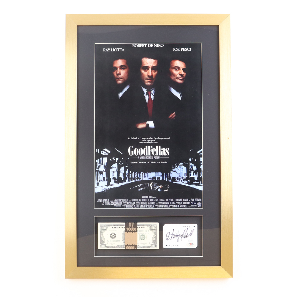 Henry Hill Signed "Goodfellas" Custom Framed Playing Card Pack with ...