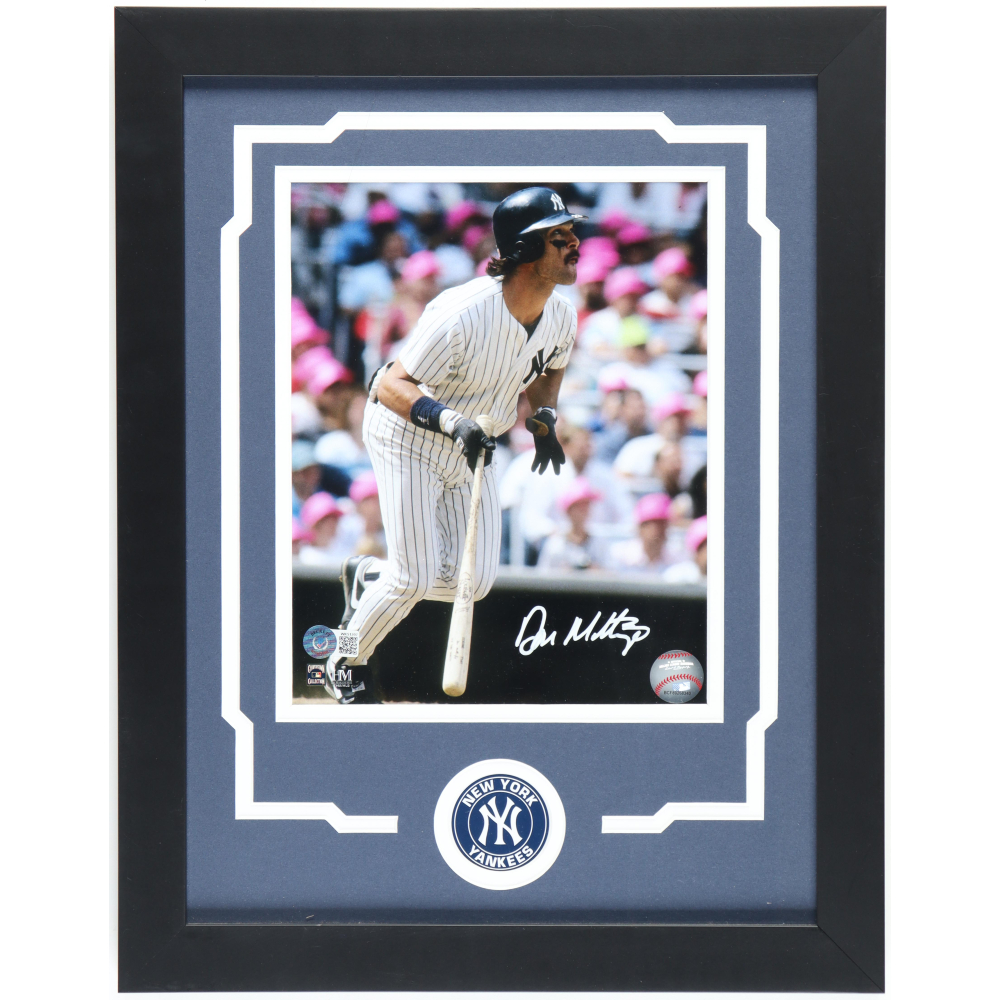 Don Mattingly Signed Yankees Custom Framed Photo Display (Beckett ...