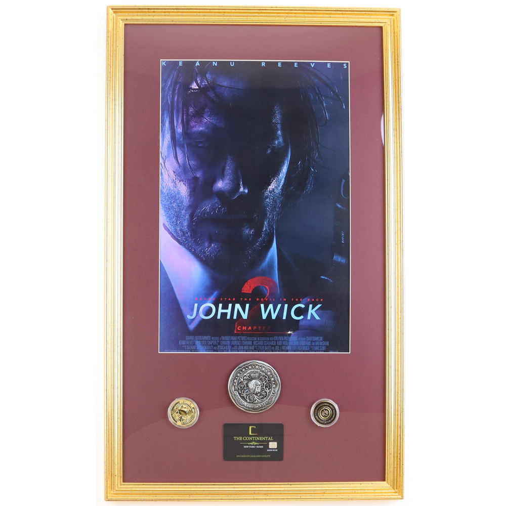 "John Wick: Chapter 2" Custom Framed Movie Poster Display with ...