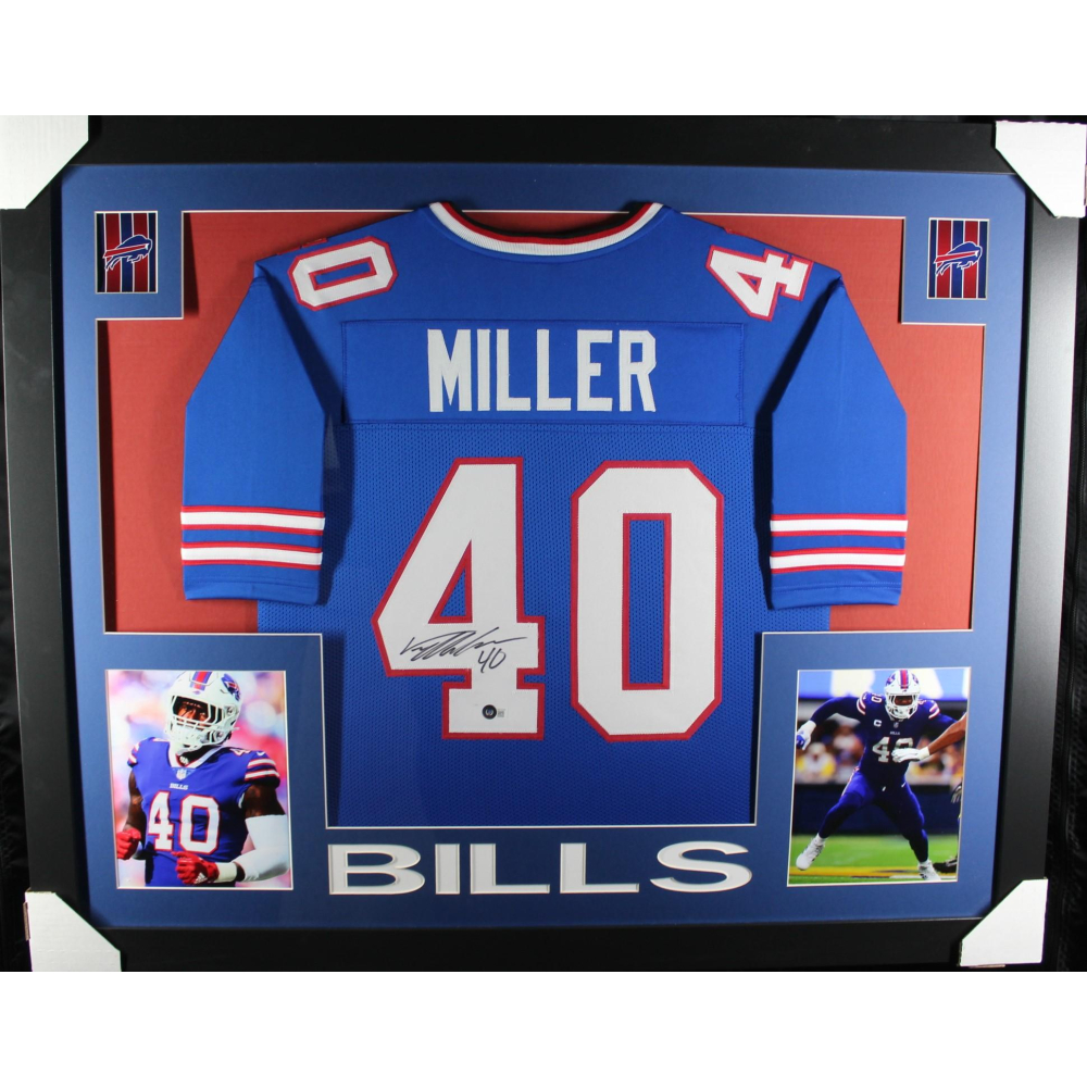 Von Miller Signed Custom Framed Jersey Display (Beckett) | Pristine Auction
