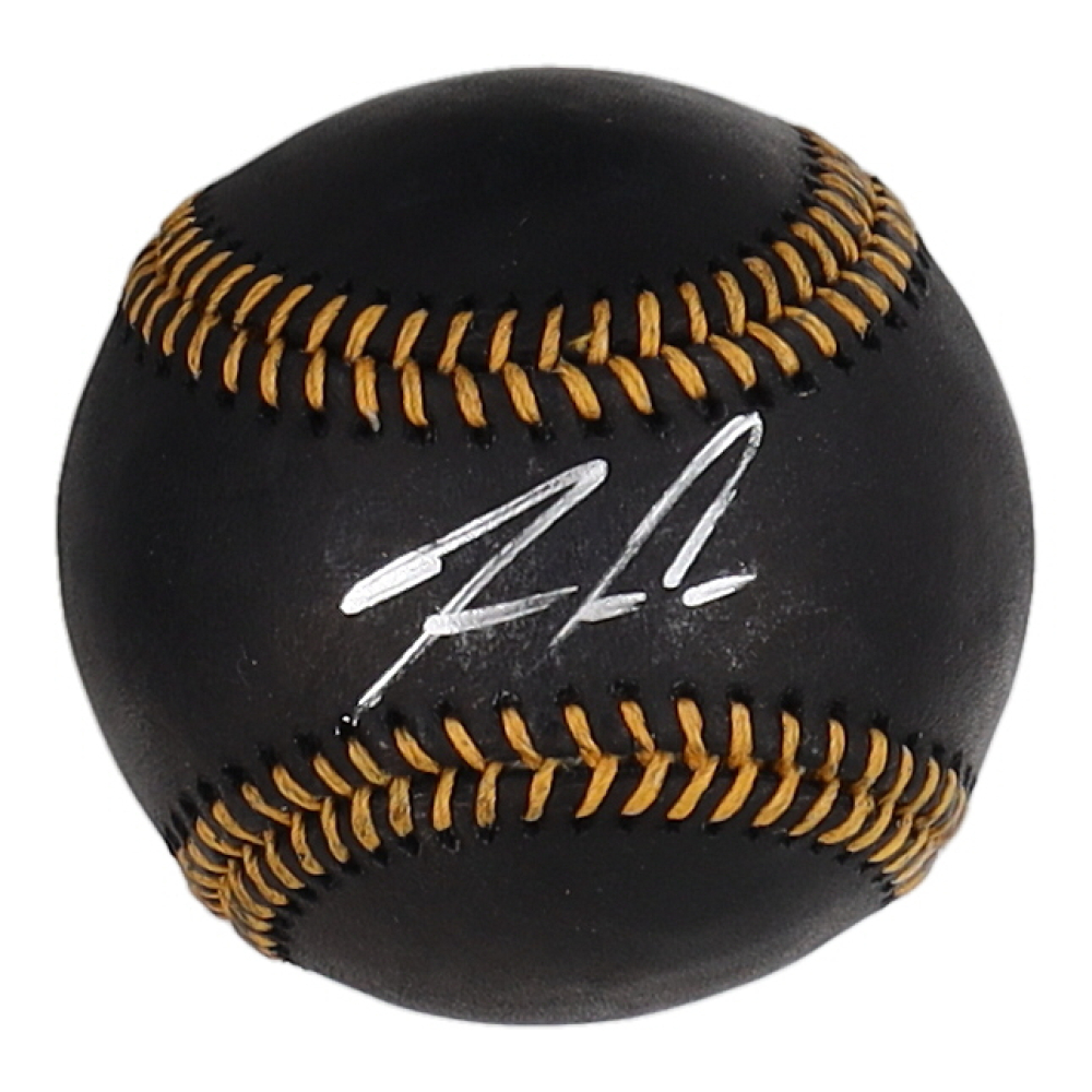 Ronald Acuna Jr. Signed OML Black Leather Baseball (Acuna Jr ...