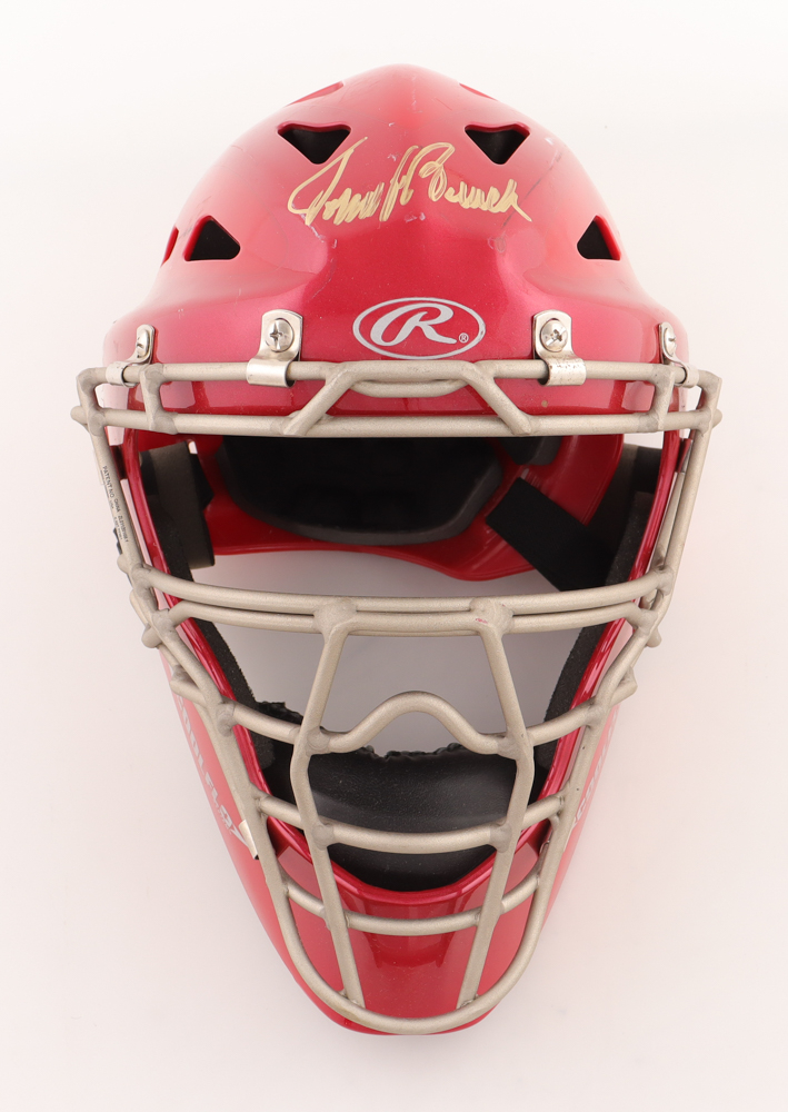 Johnny Bench Signed Full-Size Vintage Catchers Mask (Fanatics ...