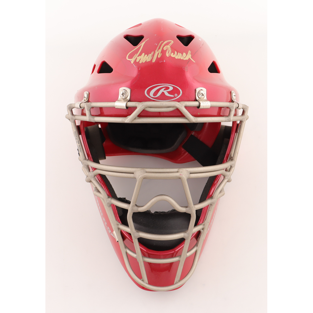 Johnny Bench Signed Full-Size Vintage Catchers Mask (Fanatics ...