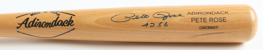 Pete Rose Signed Adirondack Baseball Bat Inscribed "4256" (PSA ...