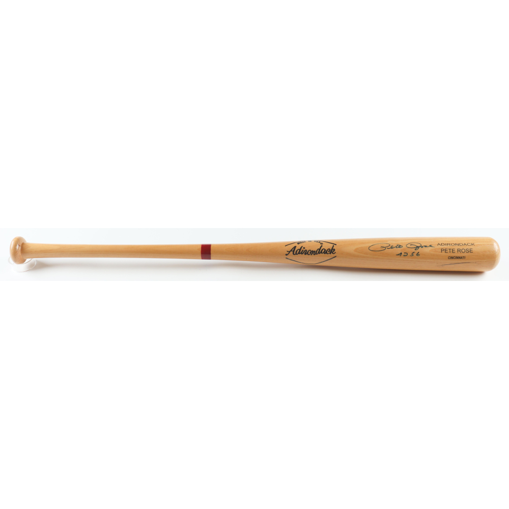 Pete Rose Signed Adirondack Baseball Bat Inscribed "4256" (PSA ...