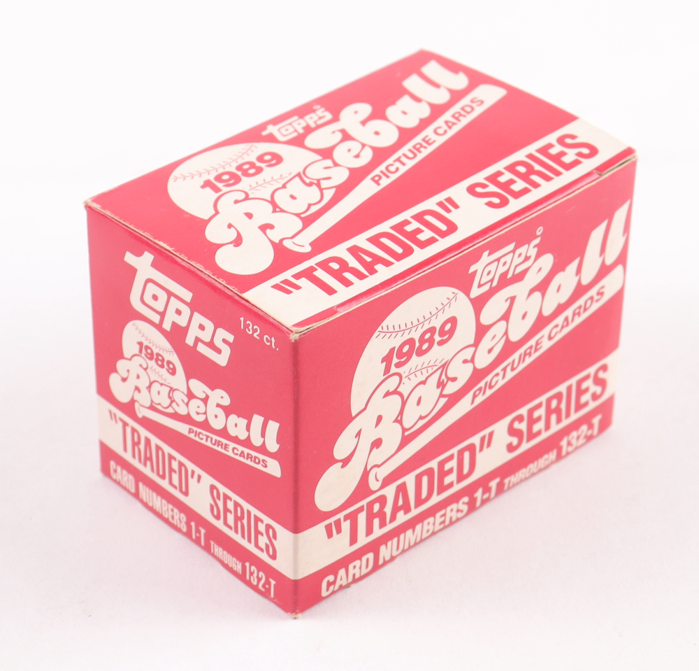 1989 Topps Traded Series Baseball Card Box of (132) Cards with #41T Ken ...