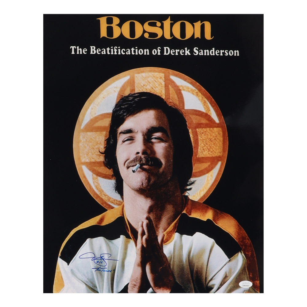Derek Sanderson Signed Bruins 16x20 Photo Inscribed "The Turk" (JSA ...