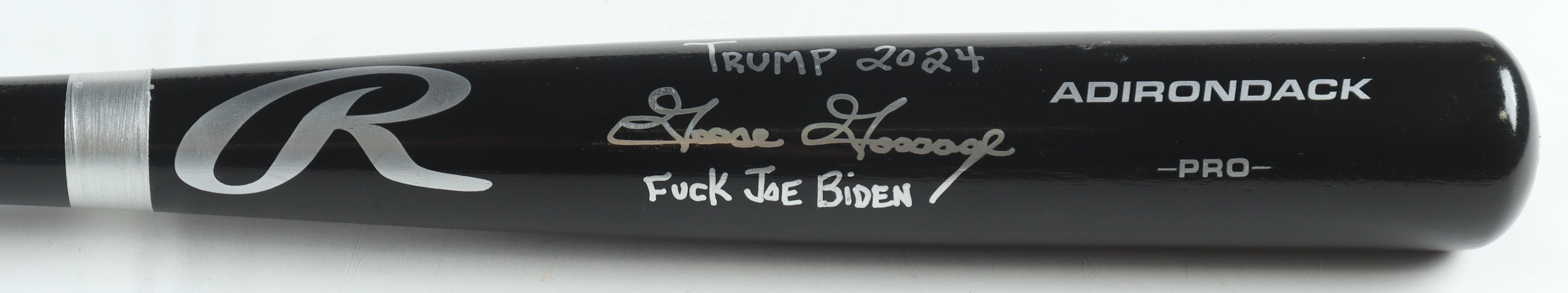 Goose Gossage Signed Rawlings Baseball Bat Inscribed "TRUMP 2024" & "F ...