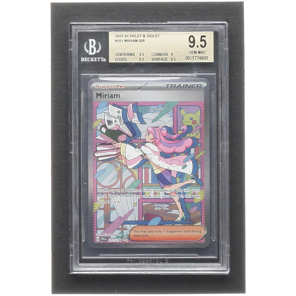 Miriam 2023 Pokemon Scarlet and Violet #251 Secret Illustration Rare ...