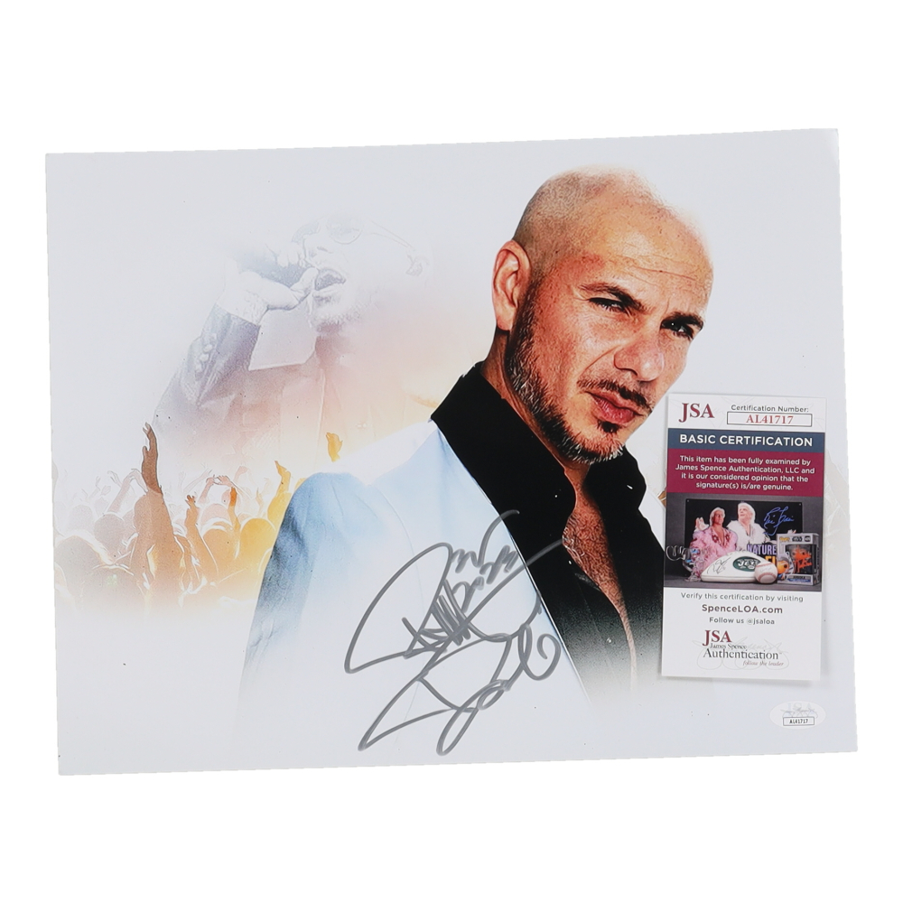 Pitbull Signed 11x14 Photo Inscribed "Dale" (JSA) | Pristine Auction