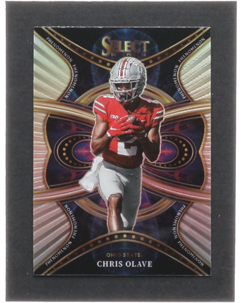 Chris Olave 2022 Select Draft Picks Phenomenon Prizms #4 RC | Pristine ...
