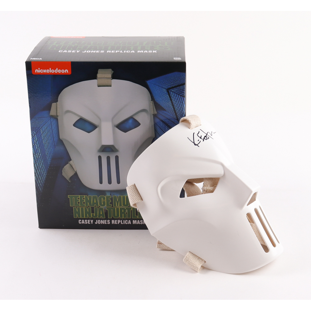 Kevin Eastman Signed TMNT "Casey Jones" Authentic NECA Full-Size Mask ...