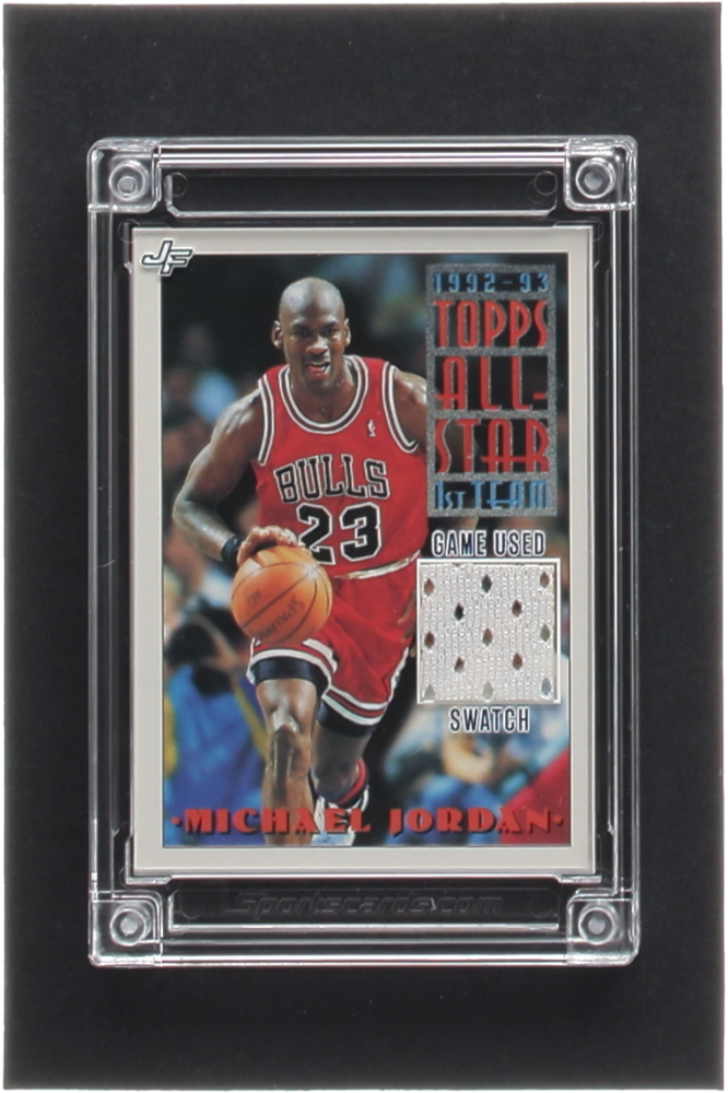 Michael Jordan 2022 Jersey Fusion Game Used Swatch #MJ87U | Pristine ...